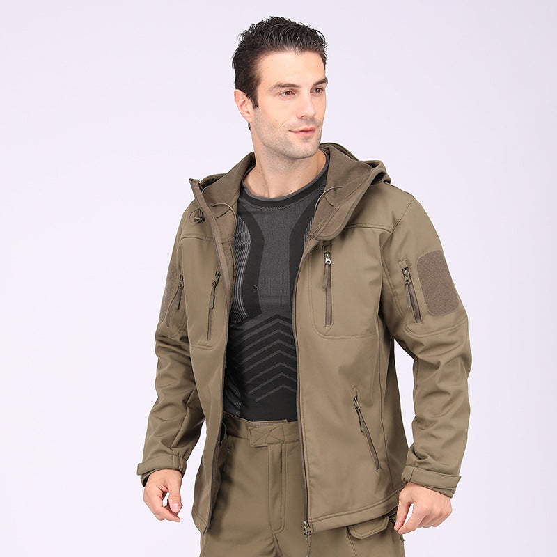 Wildking Men's Camouflage Mountaineering Waterproof Soft Shell Jacket ...